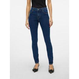 Véro Moda VERO MODA Skinny-fit-Jeans »VMELLY MR SKINNY JEANS BLUE NOOS« Dark Blue Denim Detail:VI3435 XS (34) - Länge 32 Länge 32 XS (34) Skinny-Fit Jeans,...