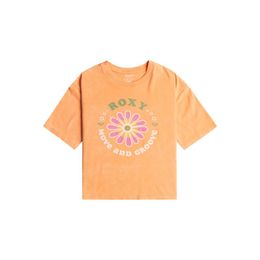 Roxy T-Shirt »Sun For All Seasons B« Tangerine 8(125-130cm) 8(125-130cm) Umweltfreundliches Material: Mittelschwerer...