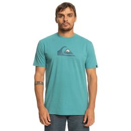 Quiksilver T-Shirt »Comp Logo« Brittany Blue L L Stoff: leichter Baumwoll-Jersey [160 g/m2]