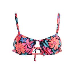 Roxy Bandeau-Bikini-Top »Printed Beach Classics« Anthracite Floral Fiesta Big M - Cup B Cup B M Kollektion: „PT Beach Classics"-Kollektion