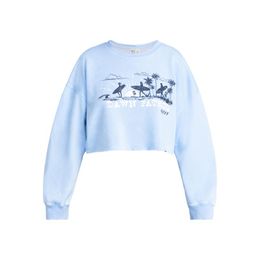 Roxy Sweatshirt &raquo;Morning Hike&laquo; Bel Air Blue S S Material: Frottee-Mischgewebe aus Baumwolle...