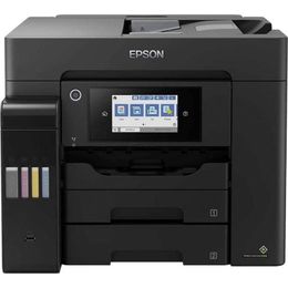 Epson Tintenstrahldrucker »EcoTank ET-5850« schwarz Mobiles Drucken und flexible Anschlüsse