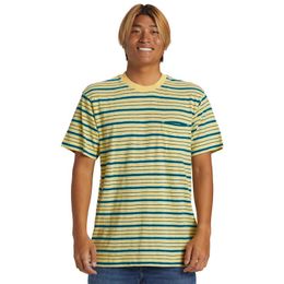 Quiksilver T-Shirt »Tube Stripe« Mellow Yellow Tube Ss Stripe XXL XXL Material: Baumwollstoff mit Mini-Waffel-Textur