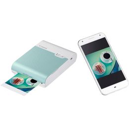 Canon Fotodrucker »SELPHY Square QX10« mintgrün Druck über die SELPHY Photo Layout App/ Aufladung über USB
