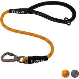 Floxik Kurzf&uuml;hrer f&uuml;r Hunde - Kurzleine aus Kletterseilmaterial orange M