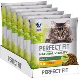 Perfect Fit Natural Vitality Adult 1+ mit Huhn und Truthahn Katzen-Trockenfutter 650g