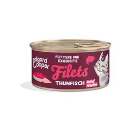 24x70g Edgard & Cooper Filets Frischer Thunfisch & Freilaufhuhn