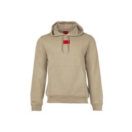 Sweatshirt Hugo "Sweatshirt Daratschi214", Herren, Gr. L, beige (beige (open beige 285)), Obermaterial: 100% Baumwolle CO., Sweatshirts