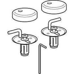 Geberit Scharnier-Set 598127000 für WC-Sitz