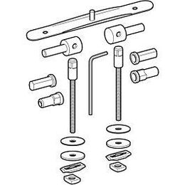 Geberit Scharnier-Set 598190000 für WC-Sitz