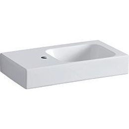 Geberit iCon Handwaschbecken 124153600 53 x 31 cm, weiß KeraTect, Ablage links