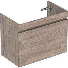 Geberit Renova Plan Waschtischunterschrank 501909JR1 78,2 x 60,6 x 44,6 cm, nussbaum, Folie strukturiert