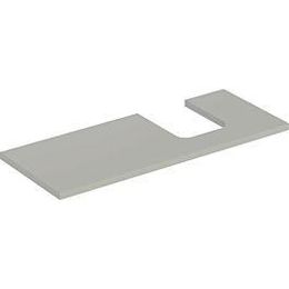 Geberit One Waschtisch-Platte 505315007 120 x 3 x 47 cm, greige/lackiert matt, Ausschnitt rechts