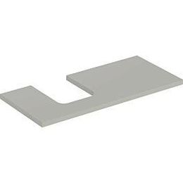 Geberit One Waschtisch-Platte 505294007 105 x 3 x 47 cm, greige/lackiert matt, Ausschnitt links