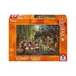 Schmidt Spiele Thomas Kinkade Studios: Disney Dreams Collection - Mickey & Minnie Halloween Fun, Puzzle 1000 Teile