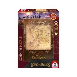 Schmidt Spiele Lord of the Rings - Middle Earth, Puzzle 1000 Teile