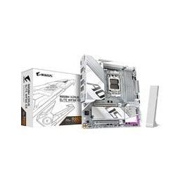 Gigabyte B850M AORUS ELITE WIFI6E ICE, Mainboard silber/wei&szlig;