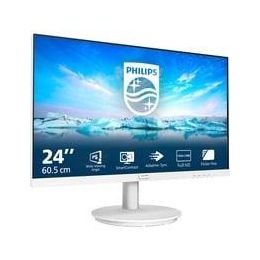 Philips 241V8AW/00, LED-Monitor 60.5 cm (23.8 Zoll), wei&szlig;, FullHD, IPS, Adaptive-Sync, HDMI, Lautsprecher