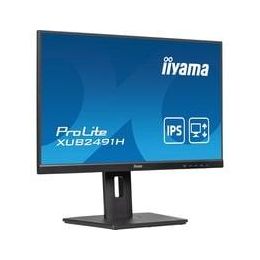 iiyama ProLite XUB2491H-B1, LED-Monitor 60.5 cm (23.8 Zoll), schwarz (matt), FullHD, IPS, Adaptive Sync, ergonomischer Standfu&szlig;, 100Hz Panel