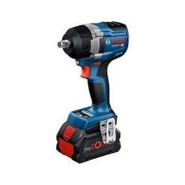 Bosch Akku-Schlagschrauber GDS 18V-750 C Professional, 18Volt blau, 2x Akku ProCORE18V 8,0Ah, Bluetooth, in L-BOXX