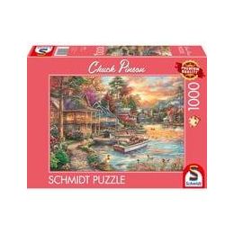 Schmidt Spiele Chuck Pinson: Ufer im Abendgold, Puzzle 1000 Teile