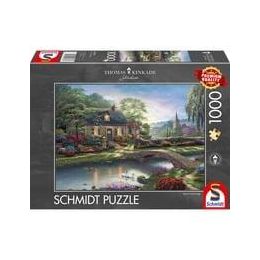 Schmidt Spiele Thomas Kinkade Studios: Stoney Creek Cottage, Puzzle 1000 Teile