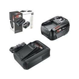 Bosch Akku Starter-Set 18V 1x 4,0Ah + Schnellladeger&auml;t AL 18V-44 schwarz, Li-Ionen Akku 4,0Ah, POWER FOR ALL ALLIANCE