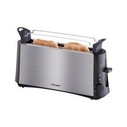 Cloer Langschlitz-Toaster 3810 edelstahl, 880 Watt, f&uuml;r 2 Scheiben Toast