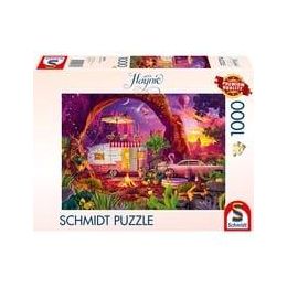 Schmidt Spiele Jeff Haynie: Camping-Paradies in der W&uuml;ste, Puzzle 1000 Teile
