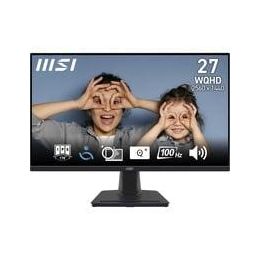 MSI PRO MP275QDE, LED-Monitor 69 cm (27 Zoll), schwarz, WQHD, IPS, Adaptive-Sync, HDR, 100Hz Panel