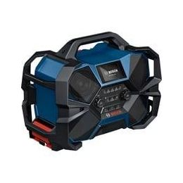 Bosch GPB 18VH-6 SRC, Baustellenradio blau/schwarz, UKW, DAB+, AUX, Bluetooth