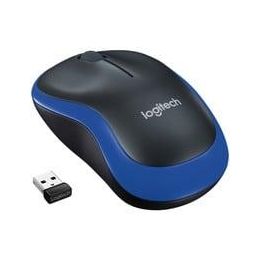 Logitech Wireless Mouse M185, Maus blau, Retail