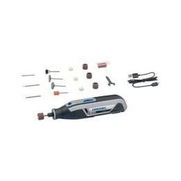 Dremel Lite 7760-15, Akku-Multifunktions-Werkzeug 3,6Volt grau, Li-Ion-Akku 2Ah, 15-teiliges Zubeh&ouml;r
