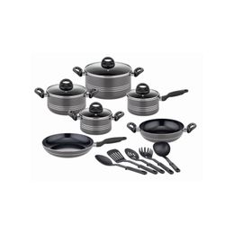 GSW Kochtopf-Set Milano Grey 15-tlg.