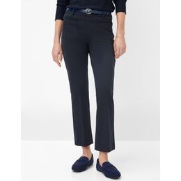 5-Pocket-Hose Brax "Style SHAKIRA S", Damen, Gr. 36, Normalgrößen, blau (navy), 88% Polyamid, 12% Elasthan, Hosen