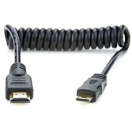 Atomos Mini HDMI auf HDMI 30-45cm Spiralkabel