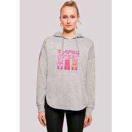 F4NT4STIC Damen Kapuzenpullover "Valentinstag You're Sweet Gummy Bears", grau, Gr. XS, Obermaterial: 100% Baumwolle, Pullover, Premium Qualit&auml;t