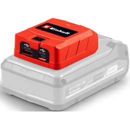Einhell Akku-Ladestation "Akku-Adapter TC-CP 18 Li USB A/C-Solo", rot, Ladegeräte, ohne Akku