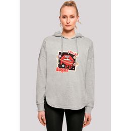 F4NT4STIC Damen Kapuzenpullover "Lips like sugar retro fashion Valentinstag", grau, Gr. XS, Obermaterial: 100% Baumwolle, Pullover, Premium Qualit&auml;t