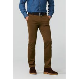 MEYER Herren Chinos "Roma", braun, Gr. 98, unifarben, 98% Baumwolle;2% Elasthan, Hosen, mit Stretch-Dehnbund
