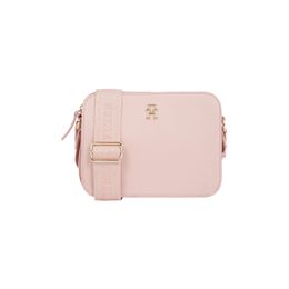 Tommy Hilfiger Damen Kameratasche "TH LOGOTAPE CAMERA BAG", rosa, Lederimitat, Taschen, Damen Umhängetasche, Minibag, Schultertasche mit