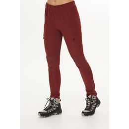 WHISTLER Damen Softshellhose "Davina", rot, Gr. 42, unifarben, 92% Polyester, 8% Elasthan, Hosen, mit Rei&szlig;verschluss am Beinsaum