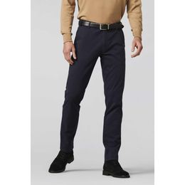 MEYER Herren Chinos "Oslo", blau, Gr. 106, unifarben, 97% Baumwolle;3% Elasthan, Hosen, mit Französischen Seitentaschen