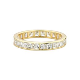 Bruno Banani Damen Fingerring "Schmuck Geschenk Silber 925 Damenring Memoire", 56, Silber 925 (Sterlingsilber), 3,3mm, gold, Silber 925