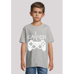 F4NT4STIC M&auml;dchen T-Shirt "Gamer Herzschlag", grau, Gr. 158, Obermaterial: 100% Baumwolle, Shirts, Premium Qualit&auml;t