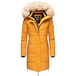 Navahoo Damen Wintermantel "Halina", gelb, Gr. S, Oberstoff: 100% Polyester; Futter: 100% Polyester; Wattierung: 100% Polyester; &Auml;rmelfutter: 100%