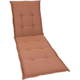 Liegenauflage GO-DE, B:60cm H:7cm T:190cm, braun, Polyester, Polyurethan, Polsterauflagen, Ma&szlig;e ca.: 60 cm x 190 cm x 7 cm