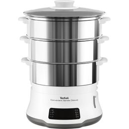 Tefal Dampfgarer "Convenient Series Deluxe", B:32,8cm H:32,1cm T:32,8cm, bunt, Dampfgarer, Touchscreen, 8 Programme,3 Ebenen, Edelstahlbehälter,