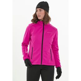 Endurance Damen Softshelljacke "Zora", pink, Gr. 40, unifarben, 100% Polyester, Jacken, mit wasser- und winddichter Funktion