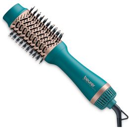 Beurer Warmluftbürste "HC 45 Ocean", blau, B:9,5cm H:7,6cm T:40cm, Multihaarstyler, 2-in-1 Volumen-& Haartrocknungsbürste, Keramik-Keratin